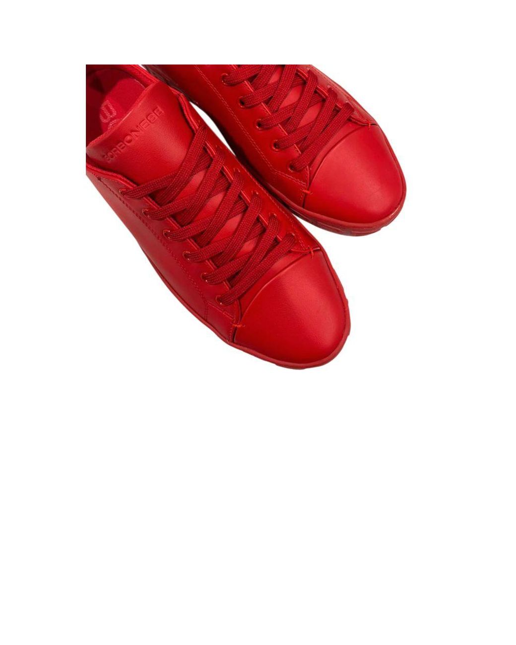 Borbonese Red Leather Men Sneaker for Men | Lyst UK