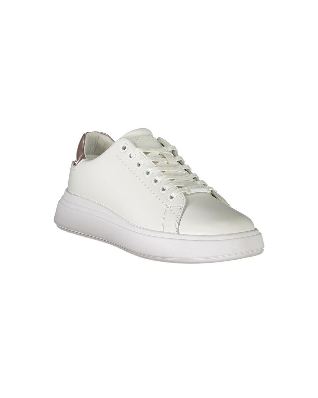 Calvin Klein Kaylee Platform Sneaker Whiterose | Lyst