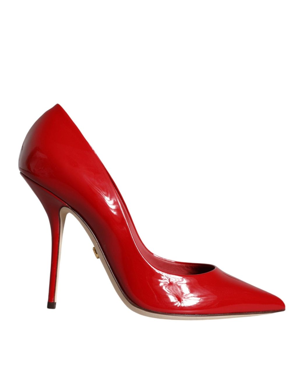 Dolce & Gabbana Patent Leather High Heels Pumps Shoes in Red | Lyst