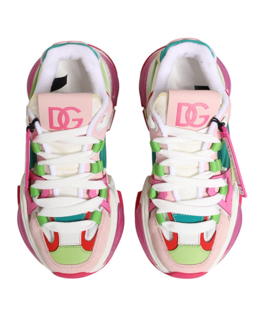 Dolce & Gabbana Multicolor Leather Airmaster Low Top Sneaker Shoes in ...