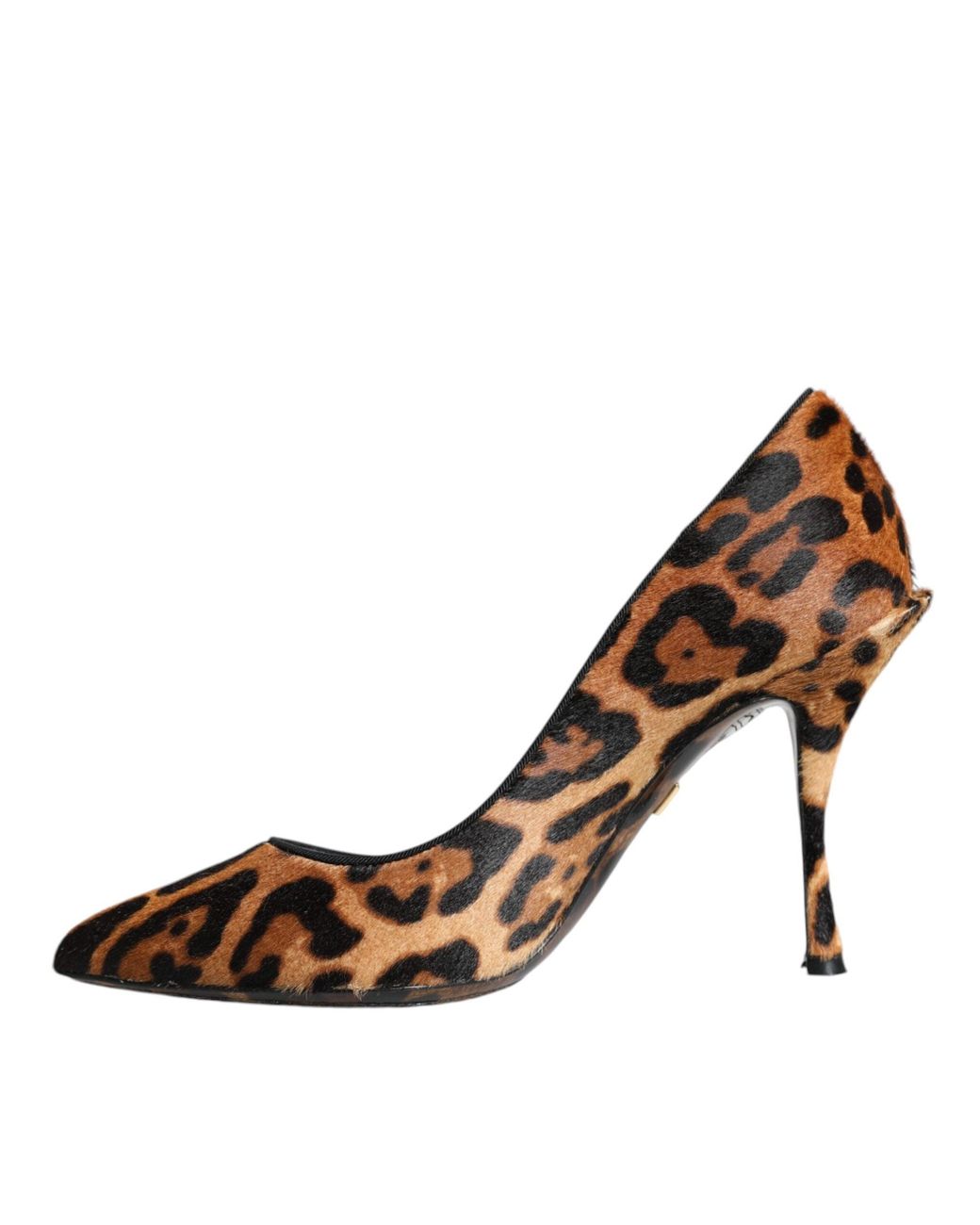 Dolce & Gabbana Leopard Calf Hair Heels Pumps Shoes in Brown | Lyst UK
