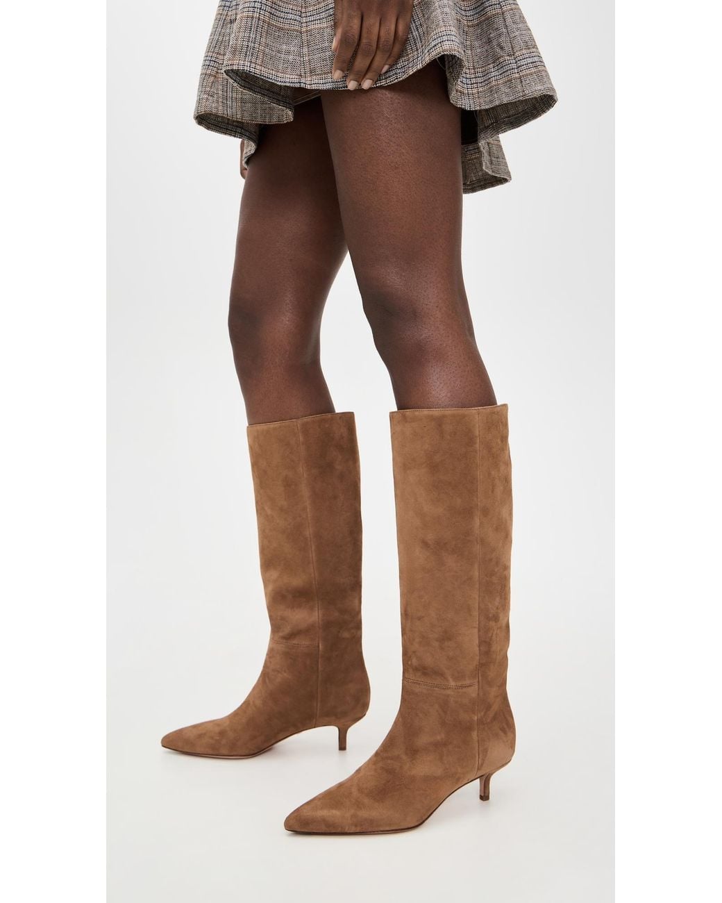 Veronica Beard Lisa Tall Shaft Boots in Brown | Lyst