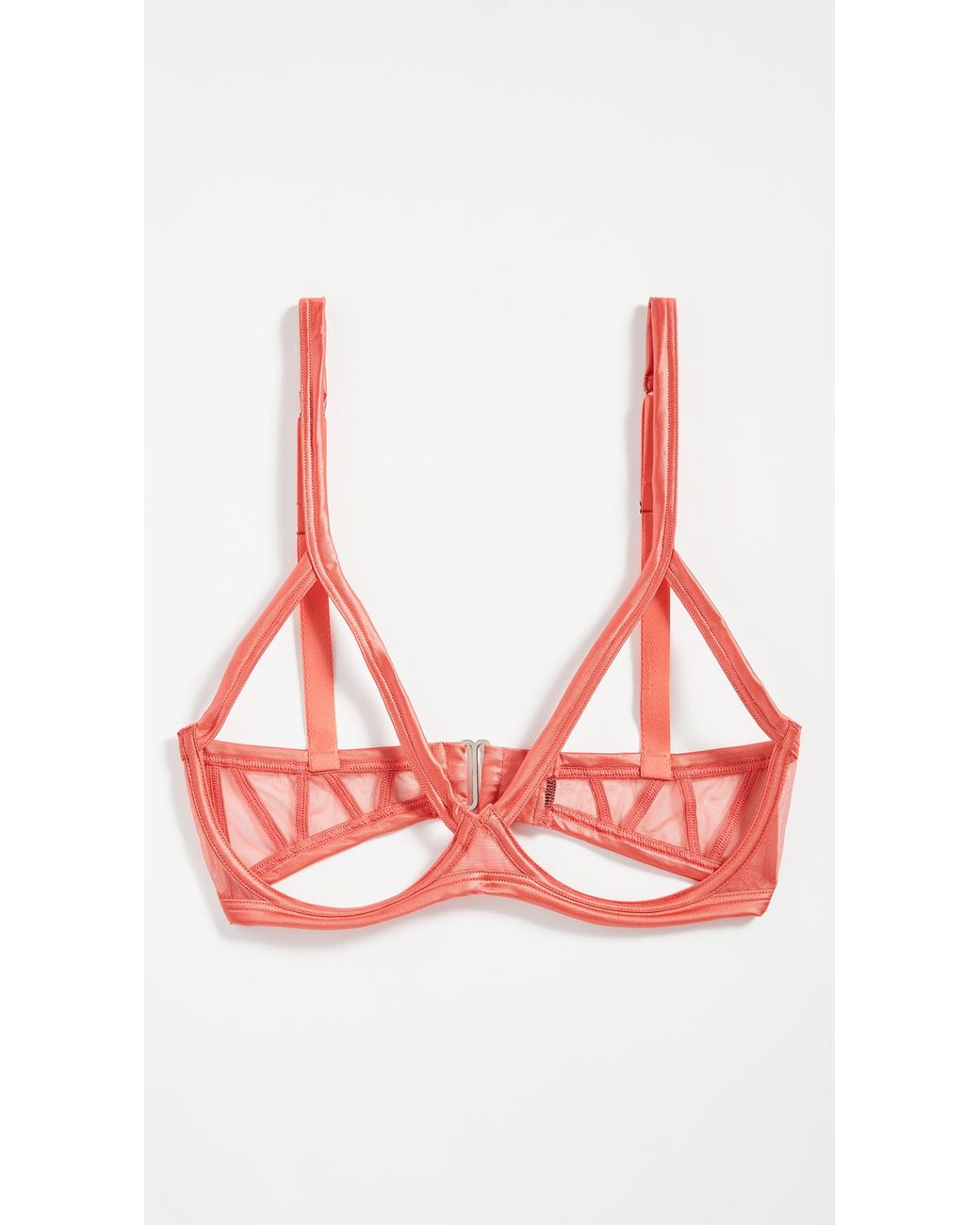 Cosabella Sardegna Open Cup Bra in Red | Lyst