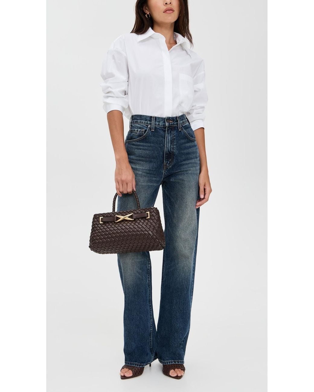 JW PEI Elora Woven Tote Bag in Black | Lyst