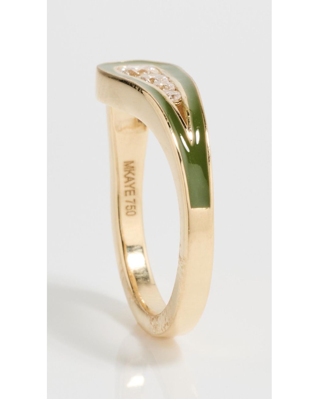 Melissa Kaye 18K Daphne Pinky Ring | Lyst