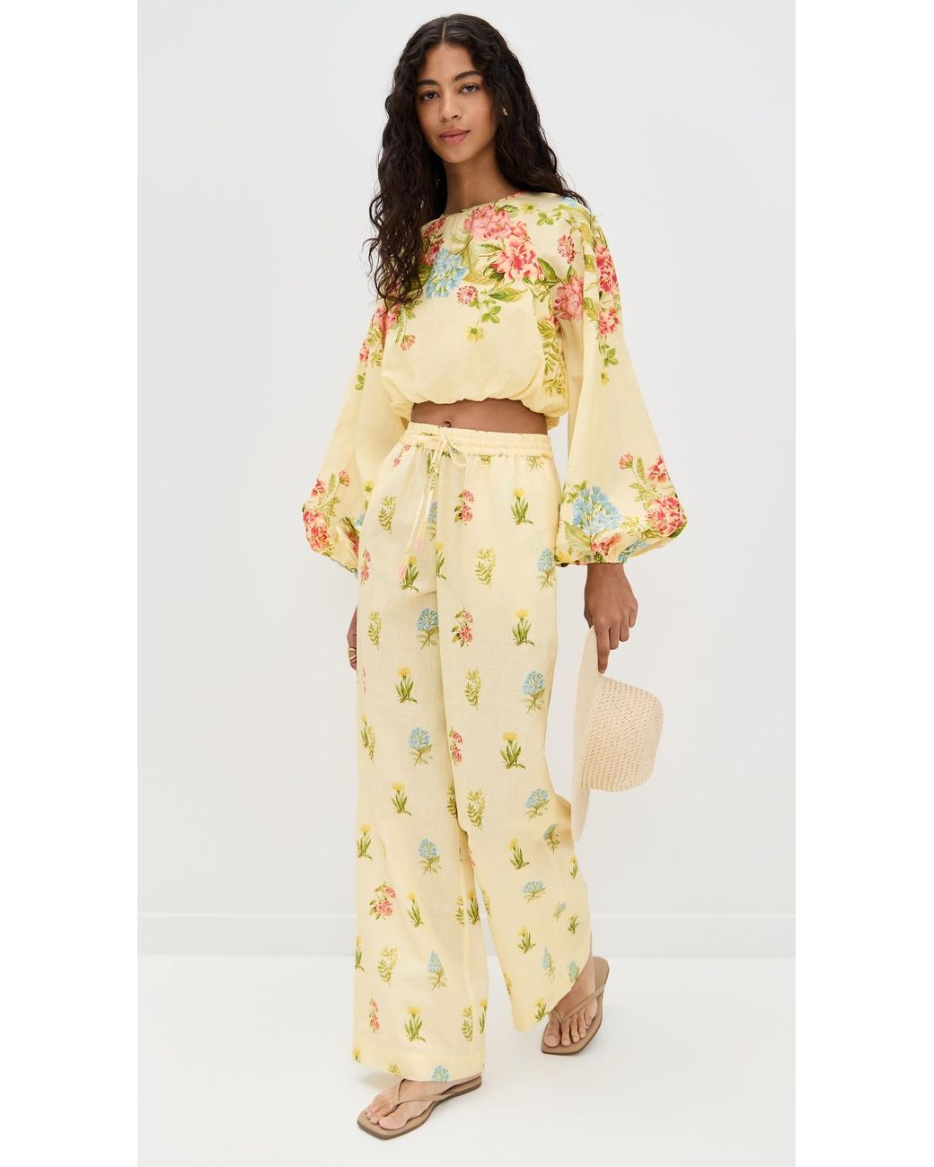 Hemant & Nandita Pull On Pants in Natural | Lyst