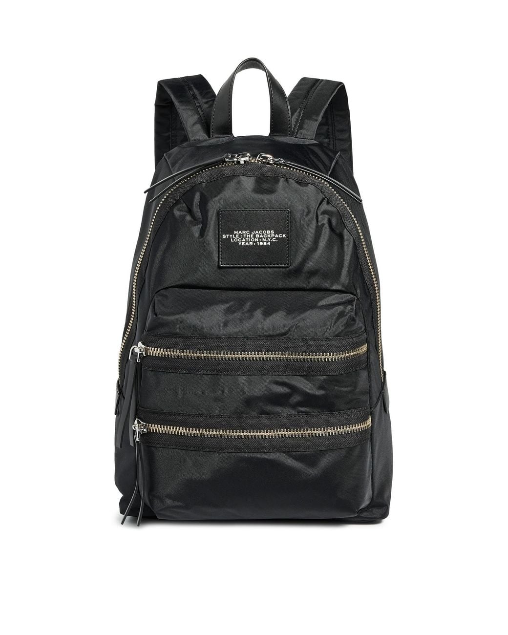 Marc Jacobs The Large Backpack in Black | Lyst