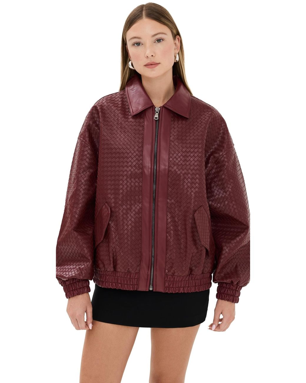 Lioness Kenny Bomber Jacket in Purple | Lyst