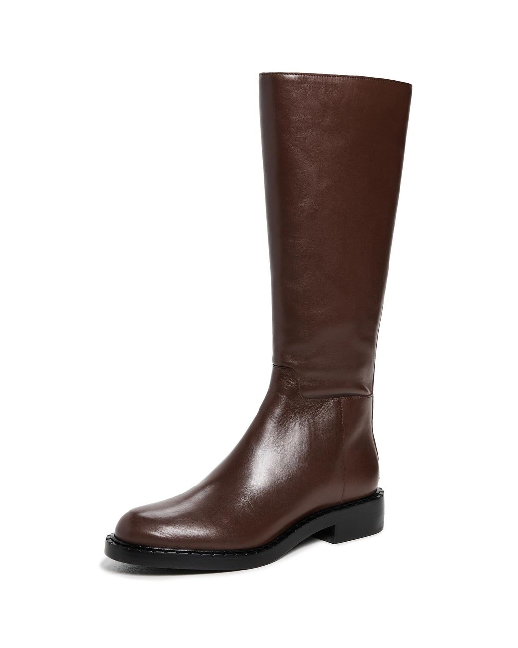 Reformation Nancy Knee Riding Boots in Brown | Lyst