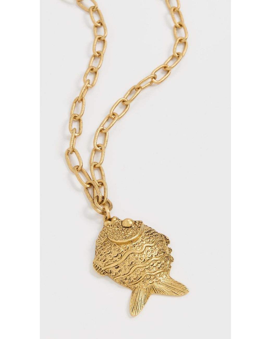 Elizabeth Cole Seana Necklace in Metallic | Lyst