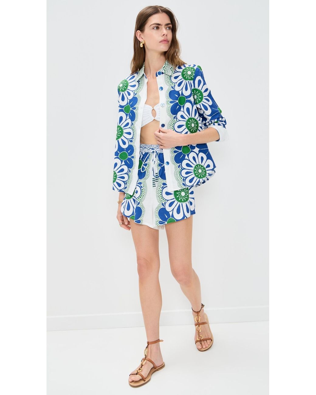 FARM Rio Exclusive Top in Blue | Lyst