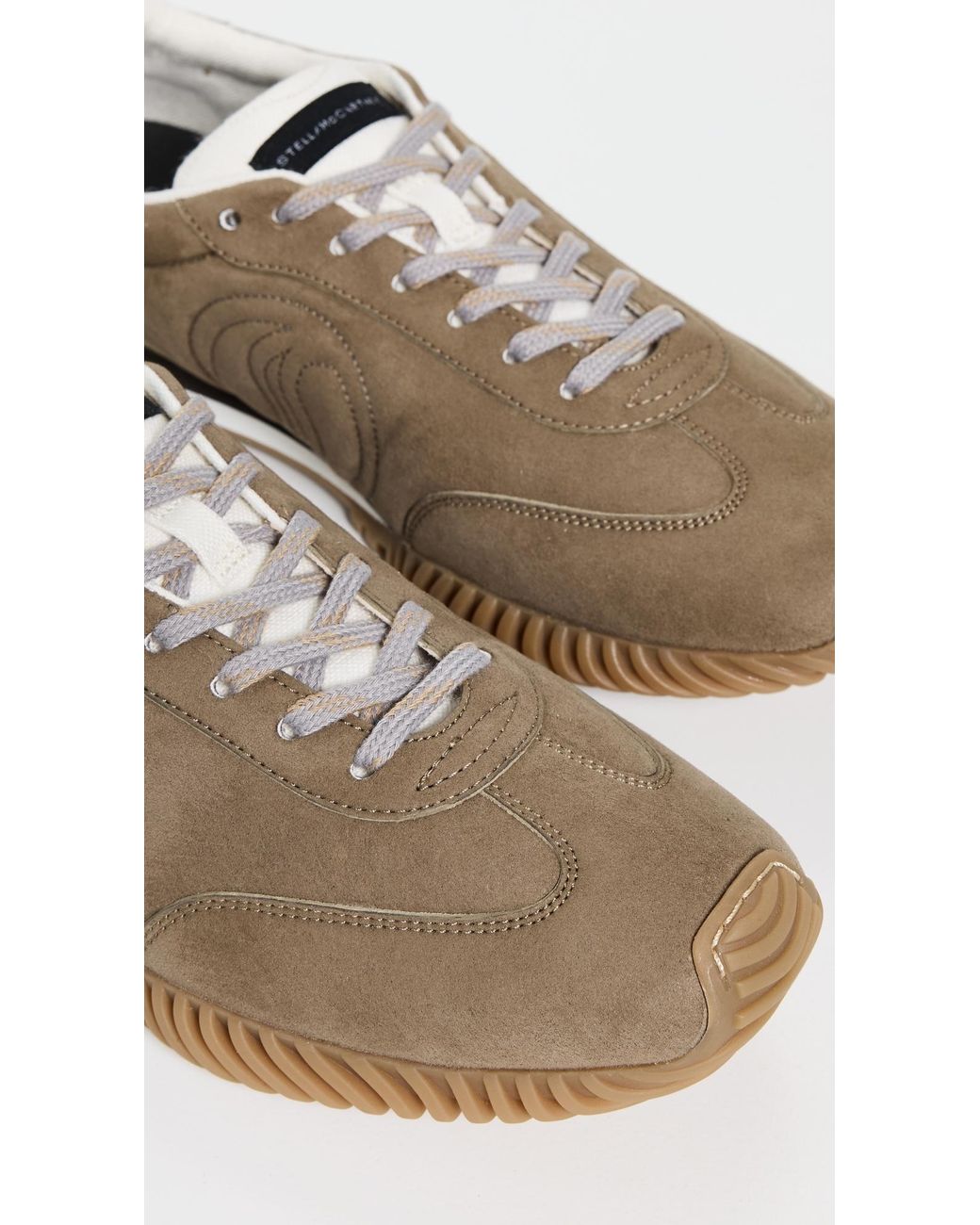 Stella McCartney S-Wave Sport Panelled Sneakers in White | Lyst