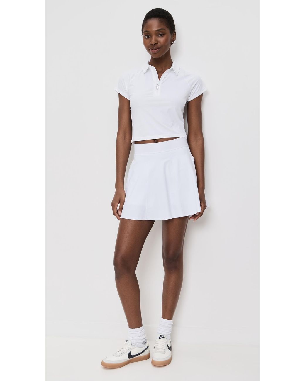 Greyson Phoenix Flare Skirt in White | Lyst