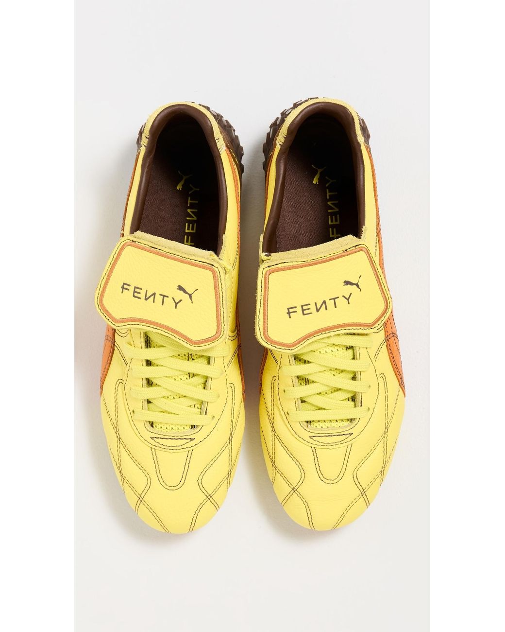 PUMA X Fenty Avanti Stitched Sneakers in Yellow | Lyst
