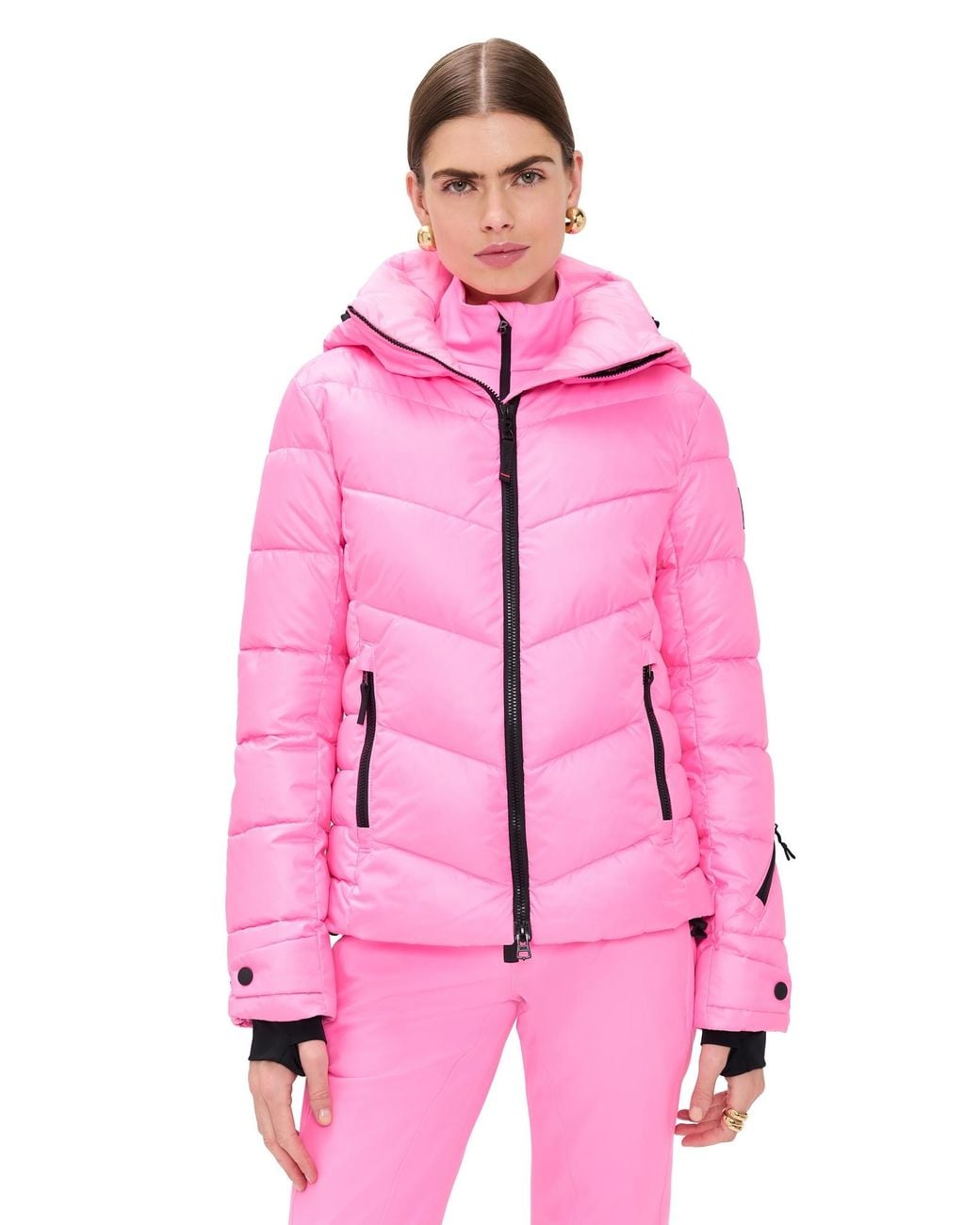 Bogner Fire + Ice Saelly Quilted Jacket in Pink | Lyst