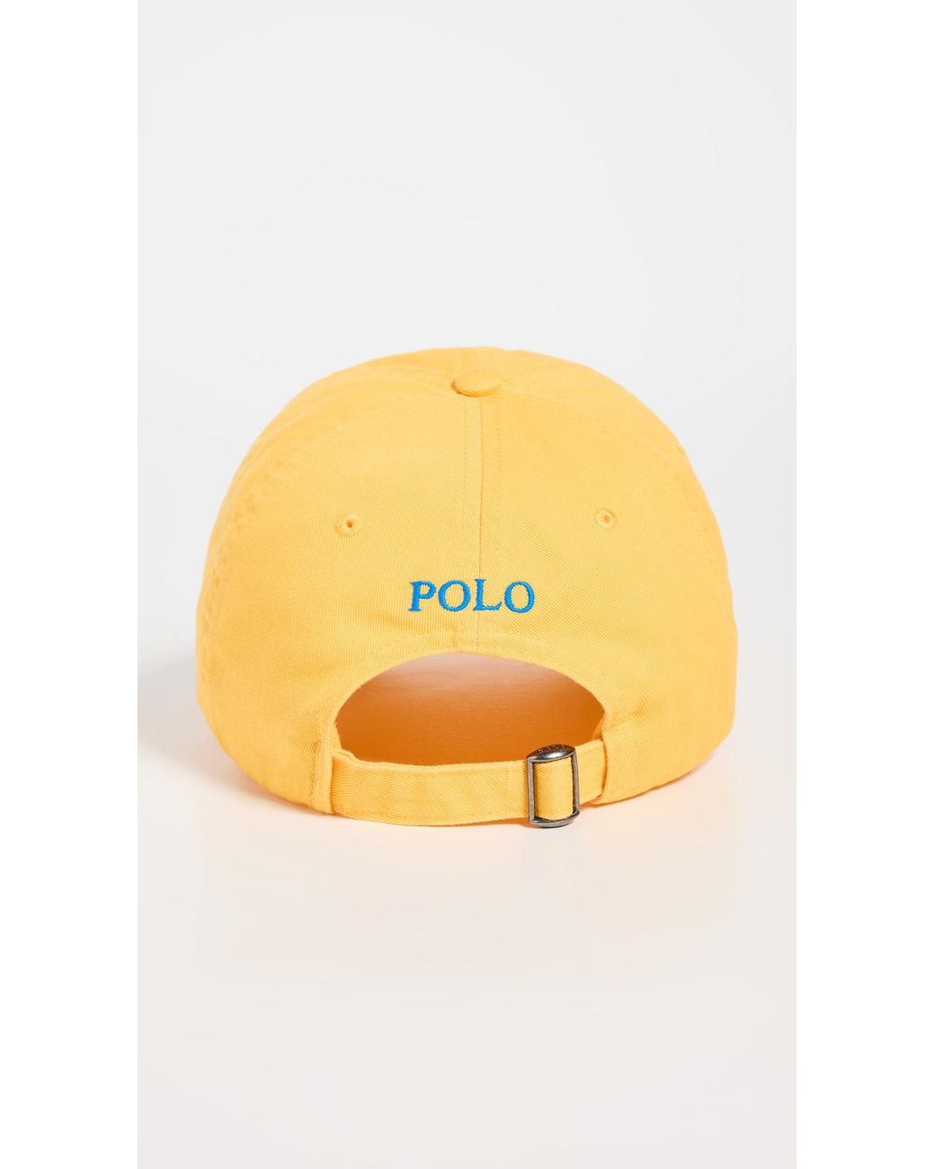 Polo Ralph Lauren Twill Classic Sport Cap in Yellow | Lyst