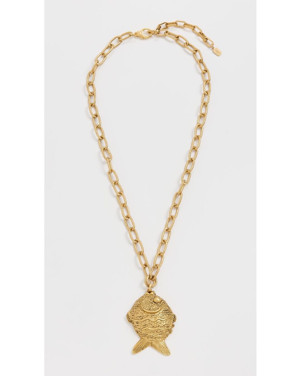 Elizabeth Cole Seana Necklace in Metallic | Lyst