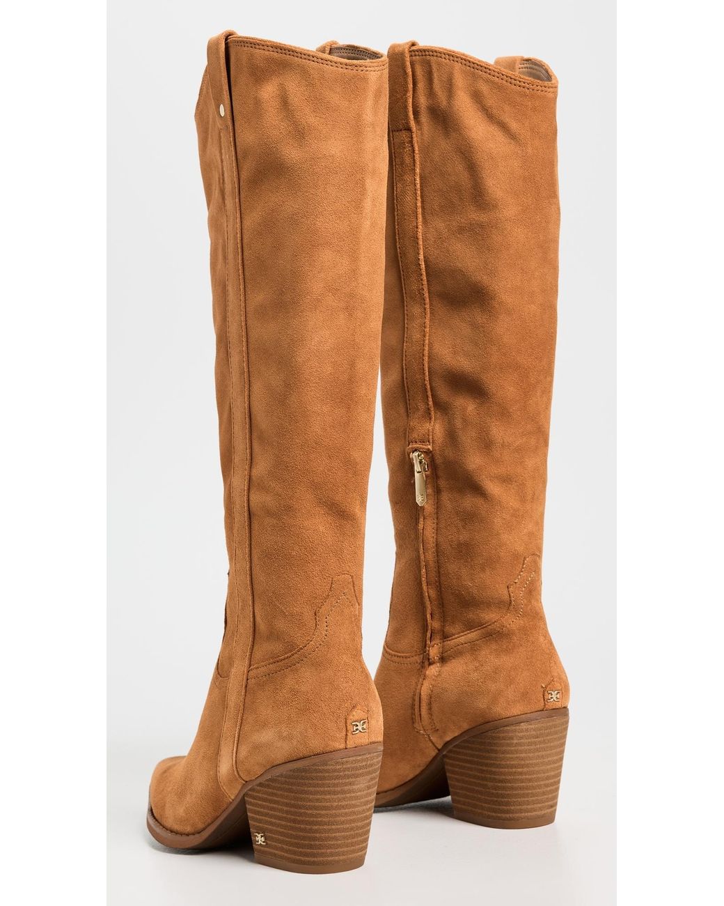 Sam Edelman Wyatt Western Tall Boots in Brown | Lyst