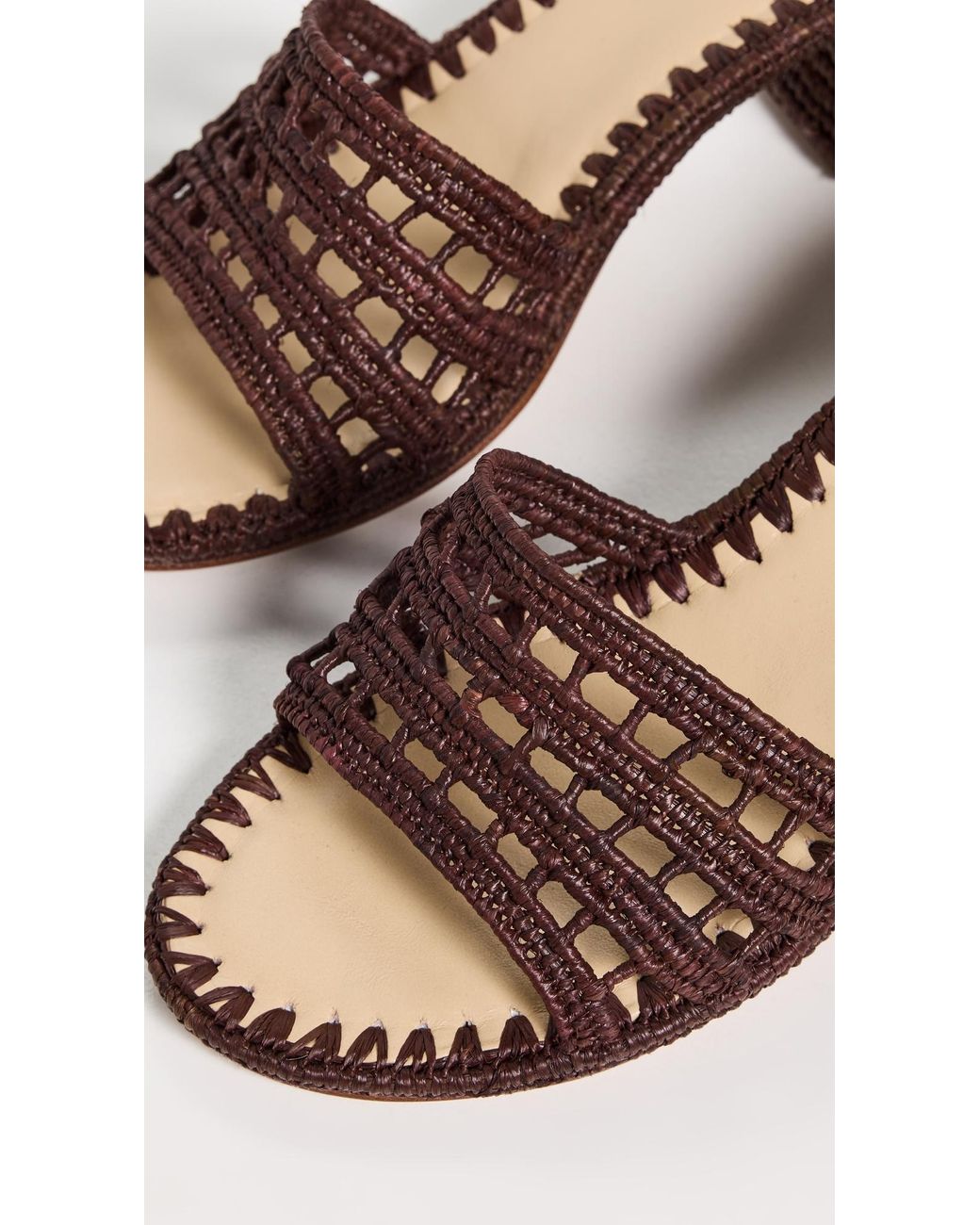 Carrie Forbes Alana Sandals in Brown | Lyst