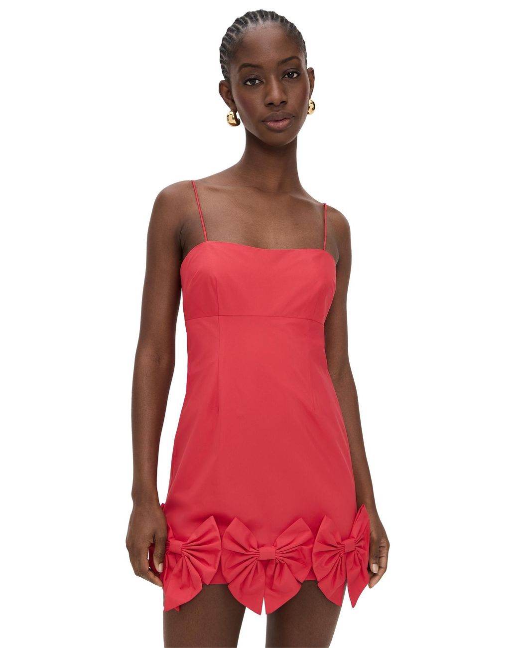 LoveShackFancy Kennedi Dress in Red | Lyst