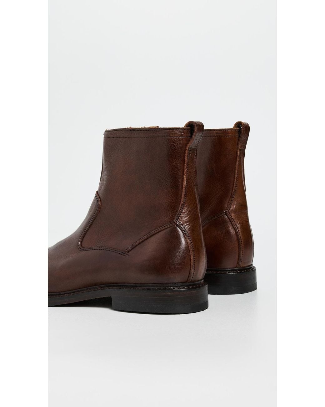 Allen Edmonds Tompkins Leather Western Boots in Brown for Men | Lyst