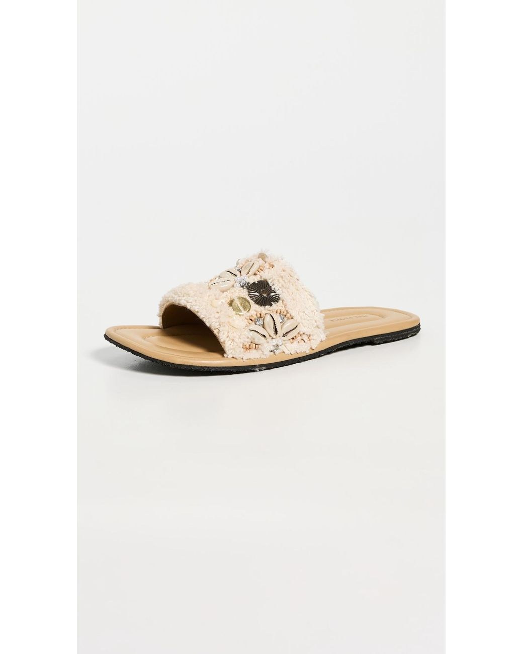 Free People Shipwreck Surf Shell Sandals in White | Lyst