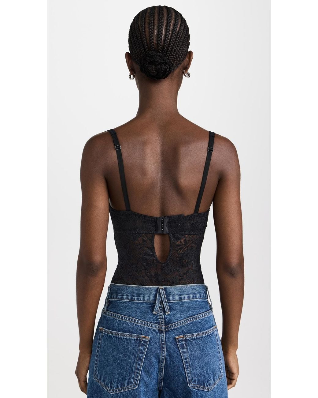 Cosabella Never Say Never Balconette Thong Bodysuit in Black | Lyst