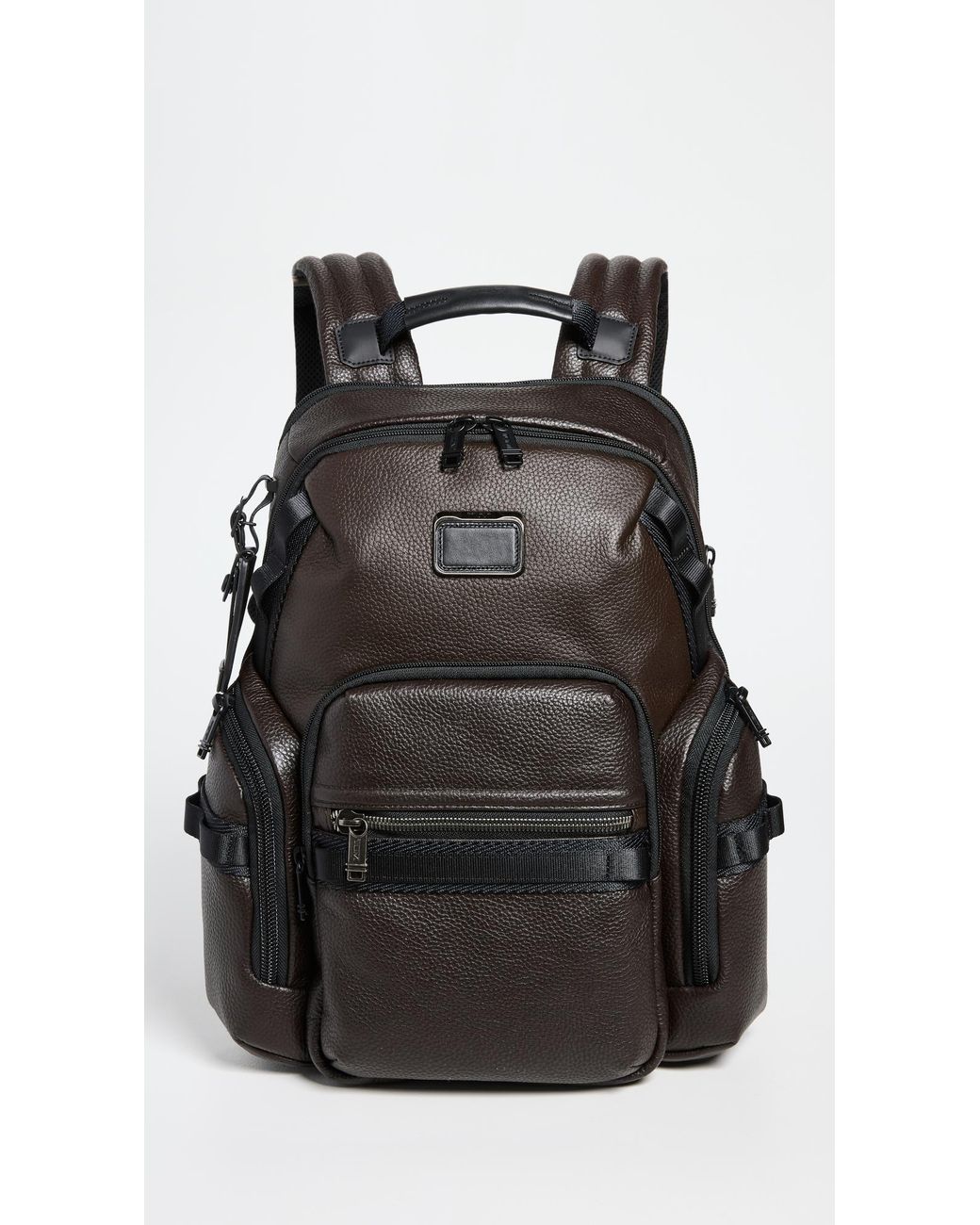 Tumi Alpha Bravo Navigation Backpack in Black for Men | Lyst