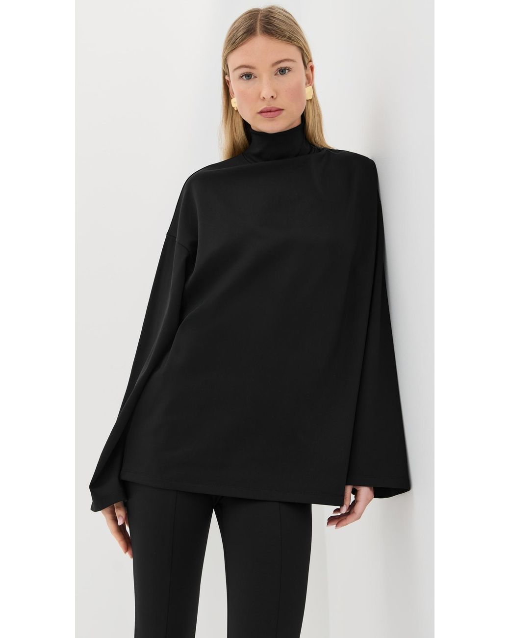 Wardrobe NYC Wardrobe. Nyc Opaque Lounge Top in Black | Lyst