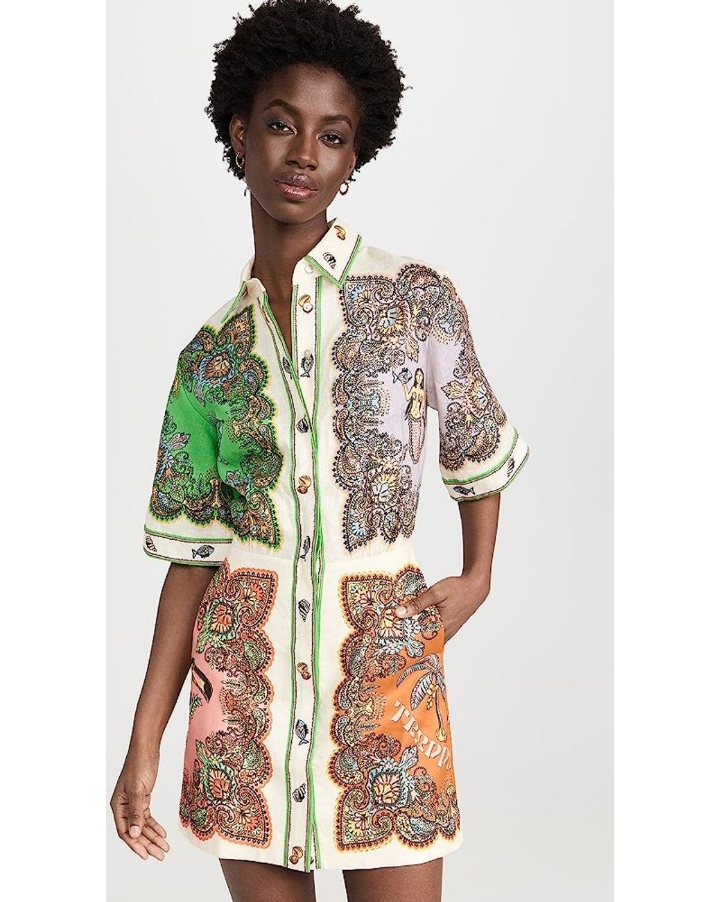 ALÉMAIS Trippy Troppo Mini Dress | Lyst