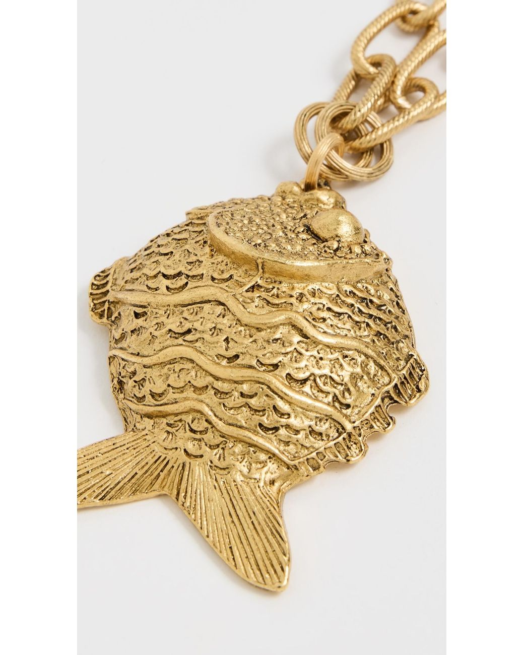 Elizabeth Cole Seana Necklace in Metallic | Lyst