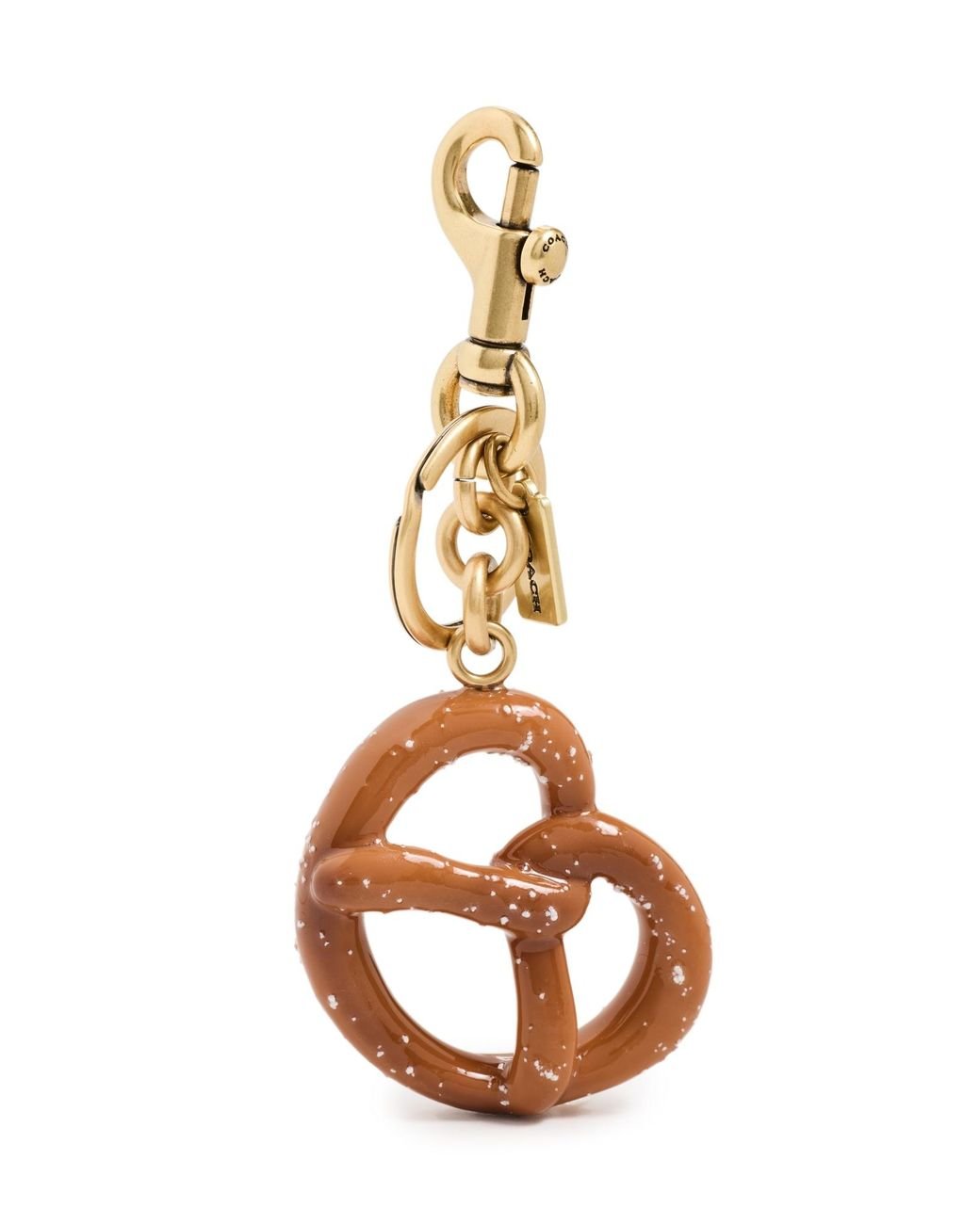 COACH Small Pretzel Bag Charm Keychain | Lyst