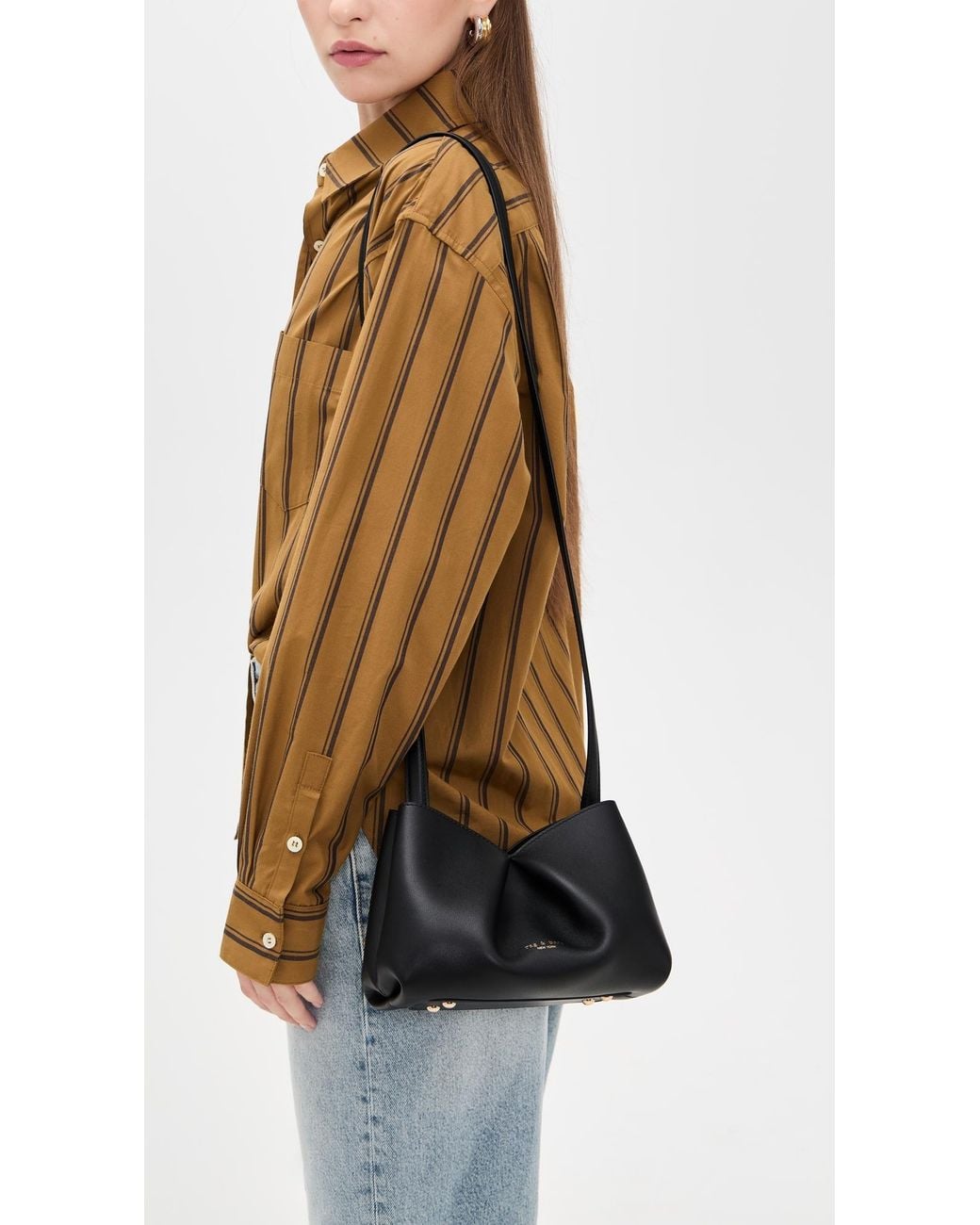 Rag & Bone Bloom Small Crossbody Bag in Black | Lyst