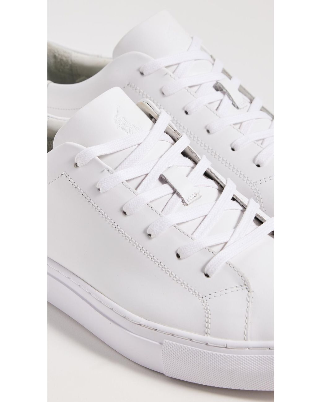 Polo Ralph Lauren Jermain Ii Leather Sneakers in White for Men | Lyst