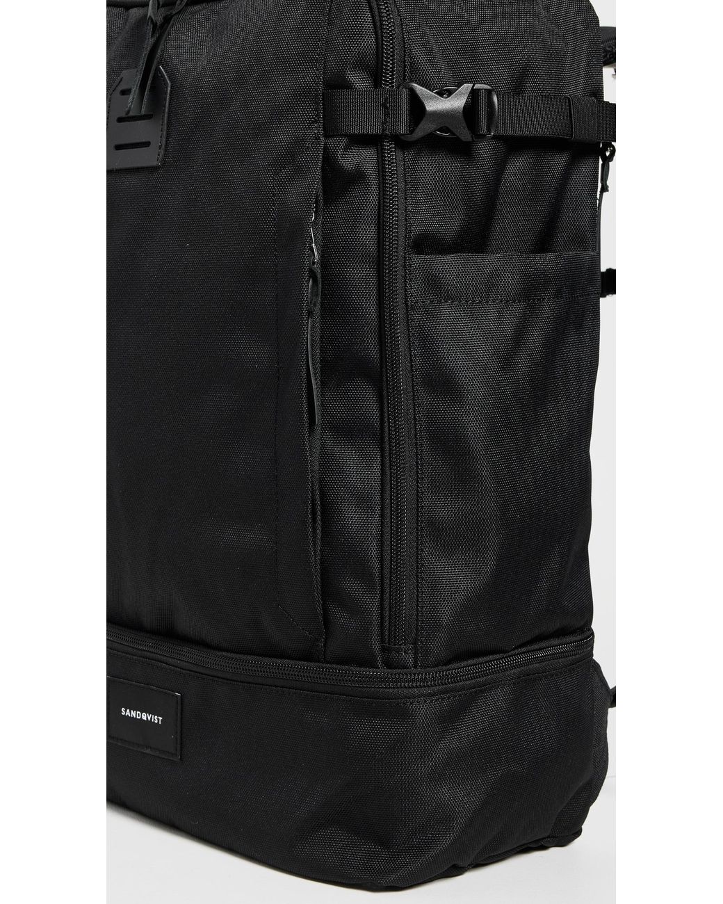 Sandqvist Icon Alde Backpack in Black for Men | Lyst