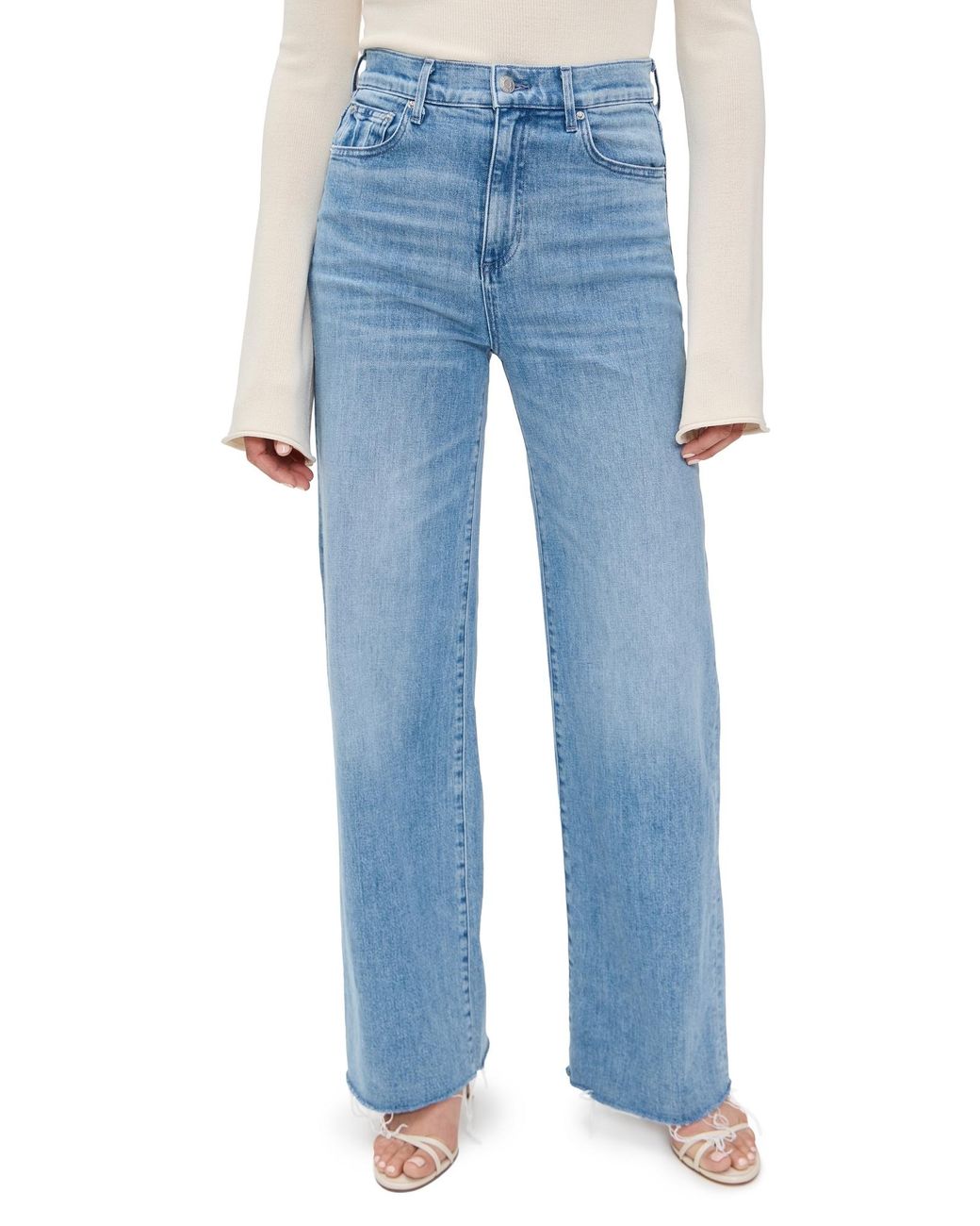 Le Jean Column Jeans in Blue | Lyst