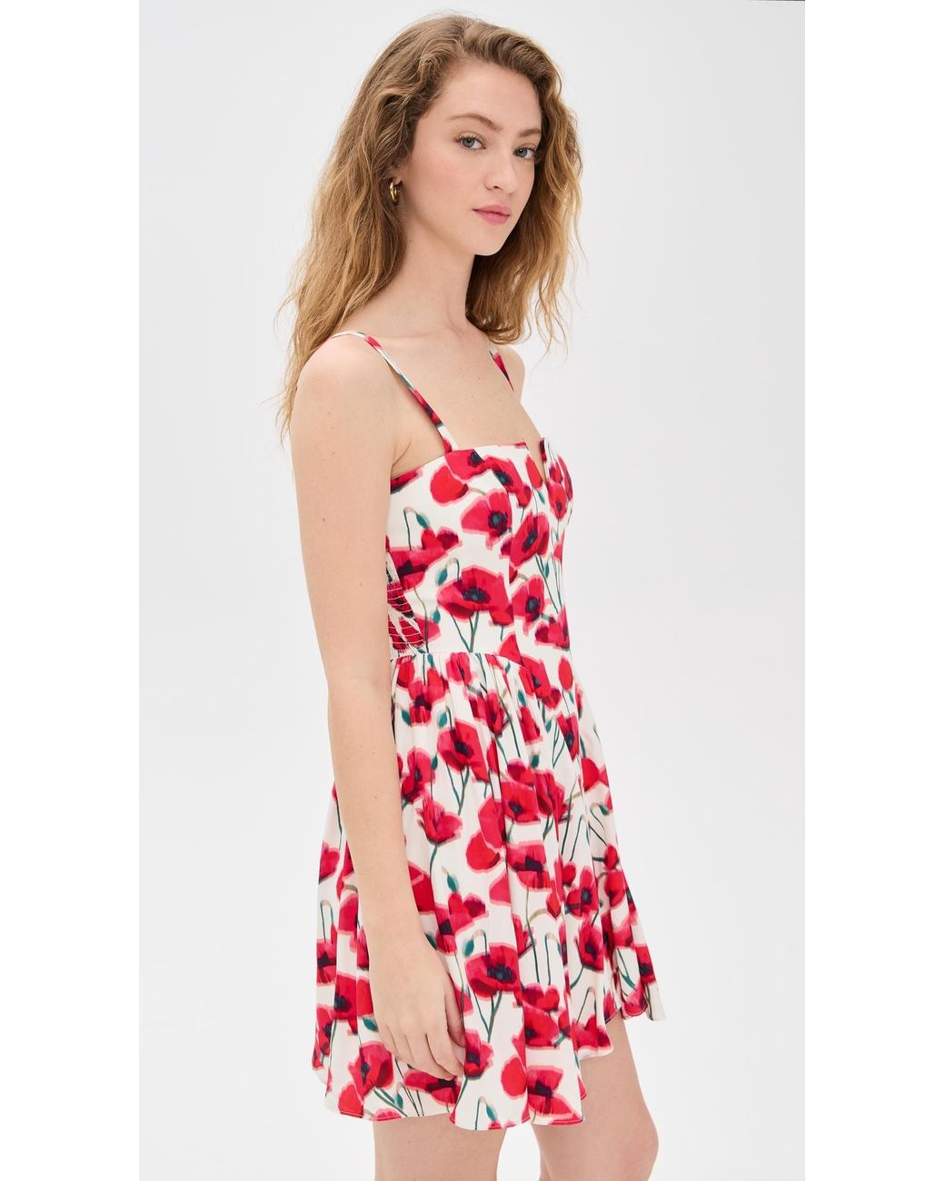 Amanda Uprichard Sarabeth Dress in Red | Lyst