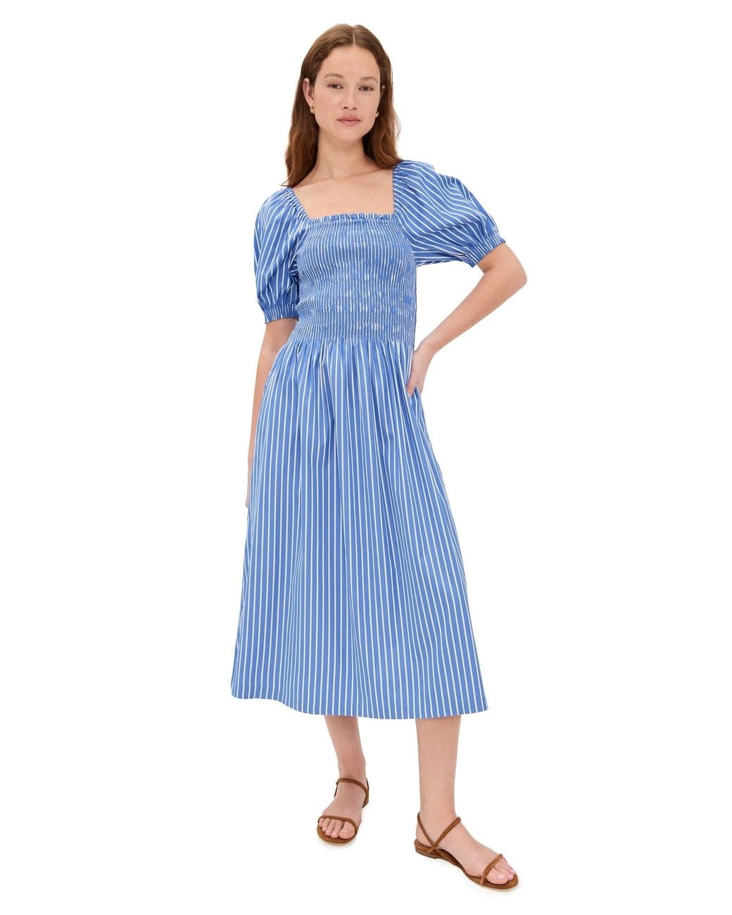 Madewell Puff Sleeve Dress
