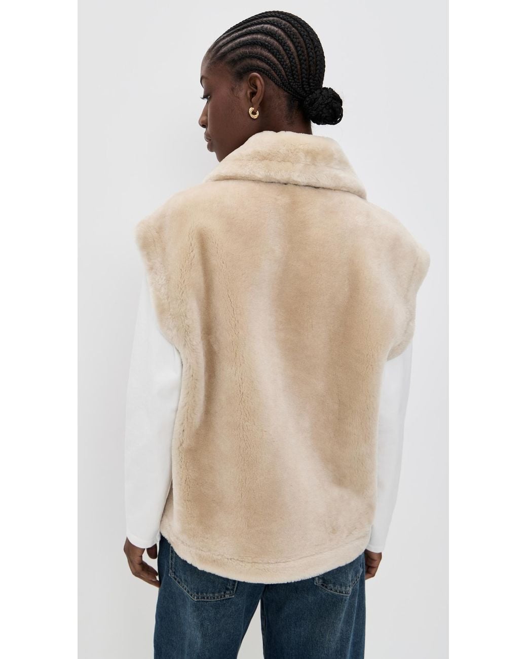 IRO Bethany Vest in Natural | Lyst
