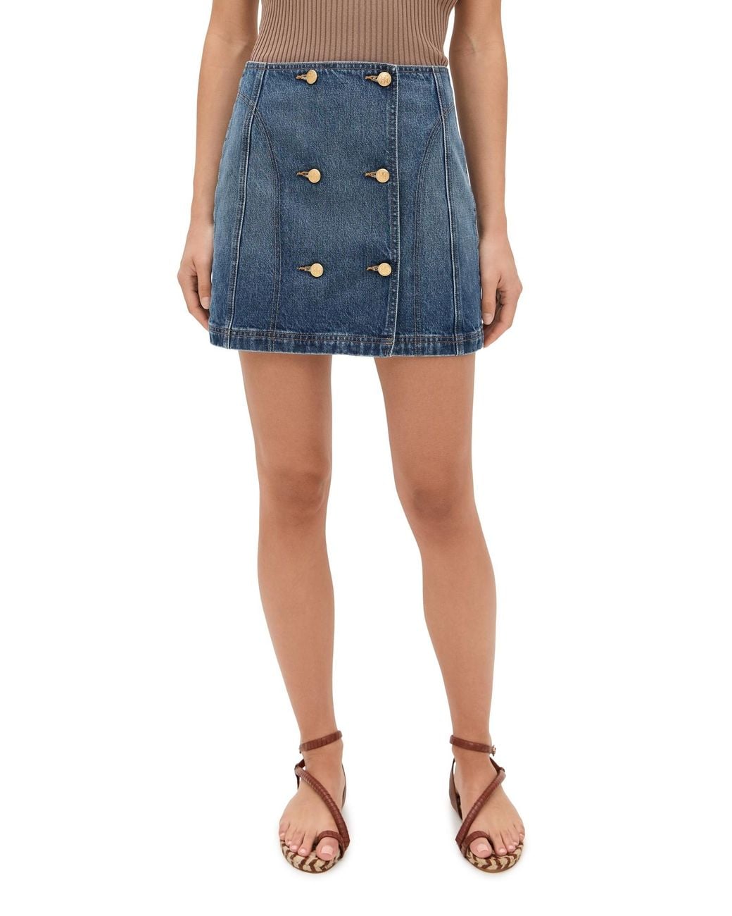 Ulla Johnson Denim Skirt