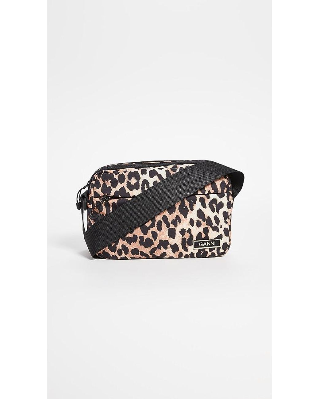 Ganni Multicoloured Leopard Print Cross Body Bag - Women's - Recycled ...