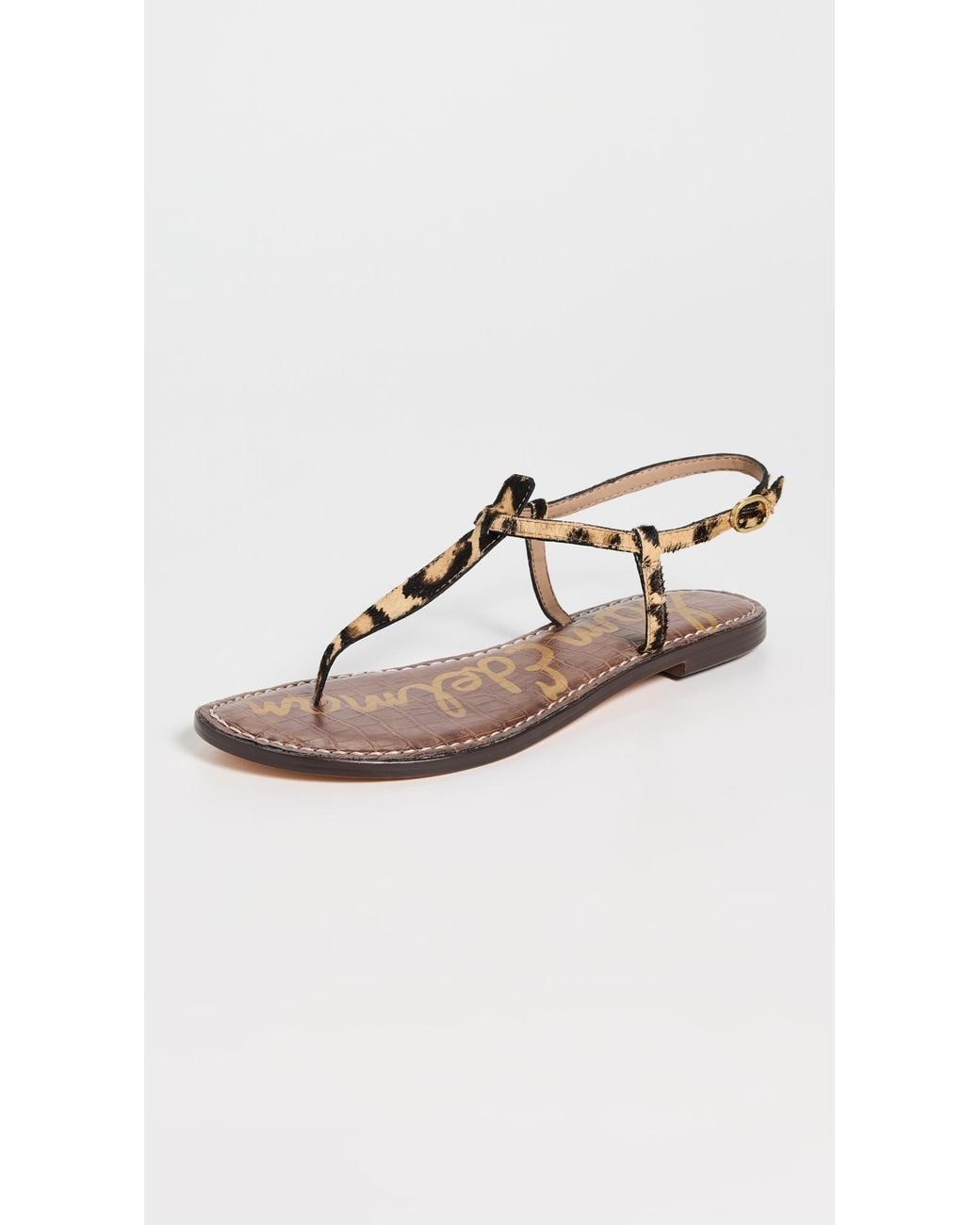 Sam Edelman Gigi Thong Sandals in Black | Lyst