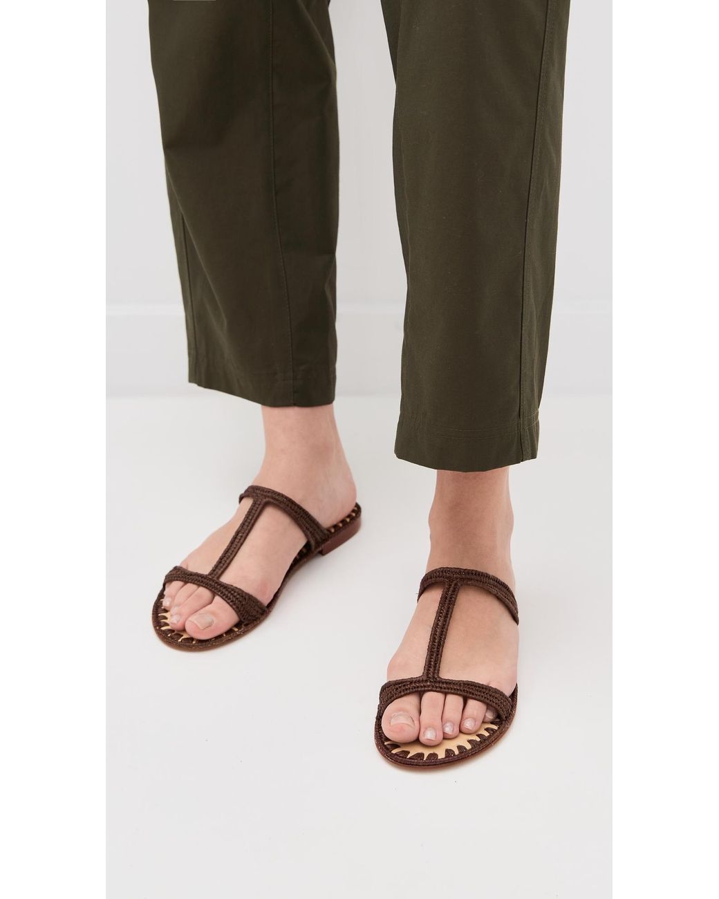 Carrie Forbes Tume Sandals in Black | Lyst