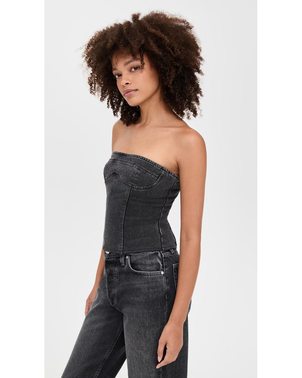 Lioness Sweetness Strapless Top in Black | Lyst