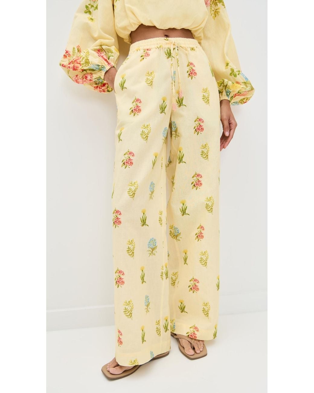 Hemant & Nandita Pull On Pants in Natural | Lyst