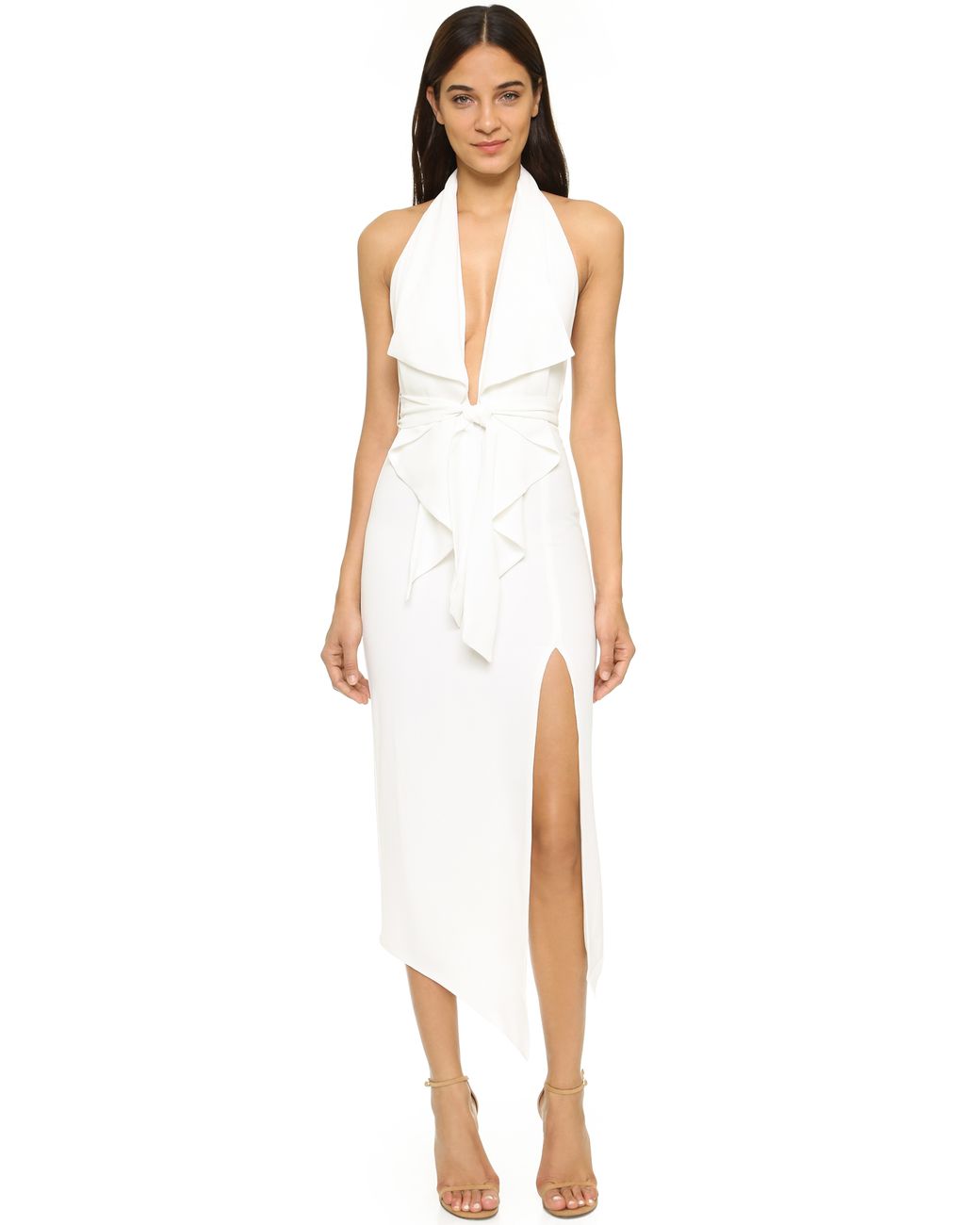 Misha Collection Lorena Dress in White | Lyst