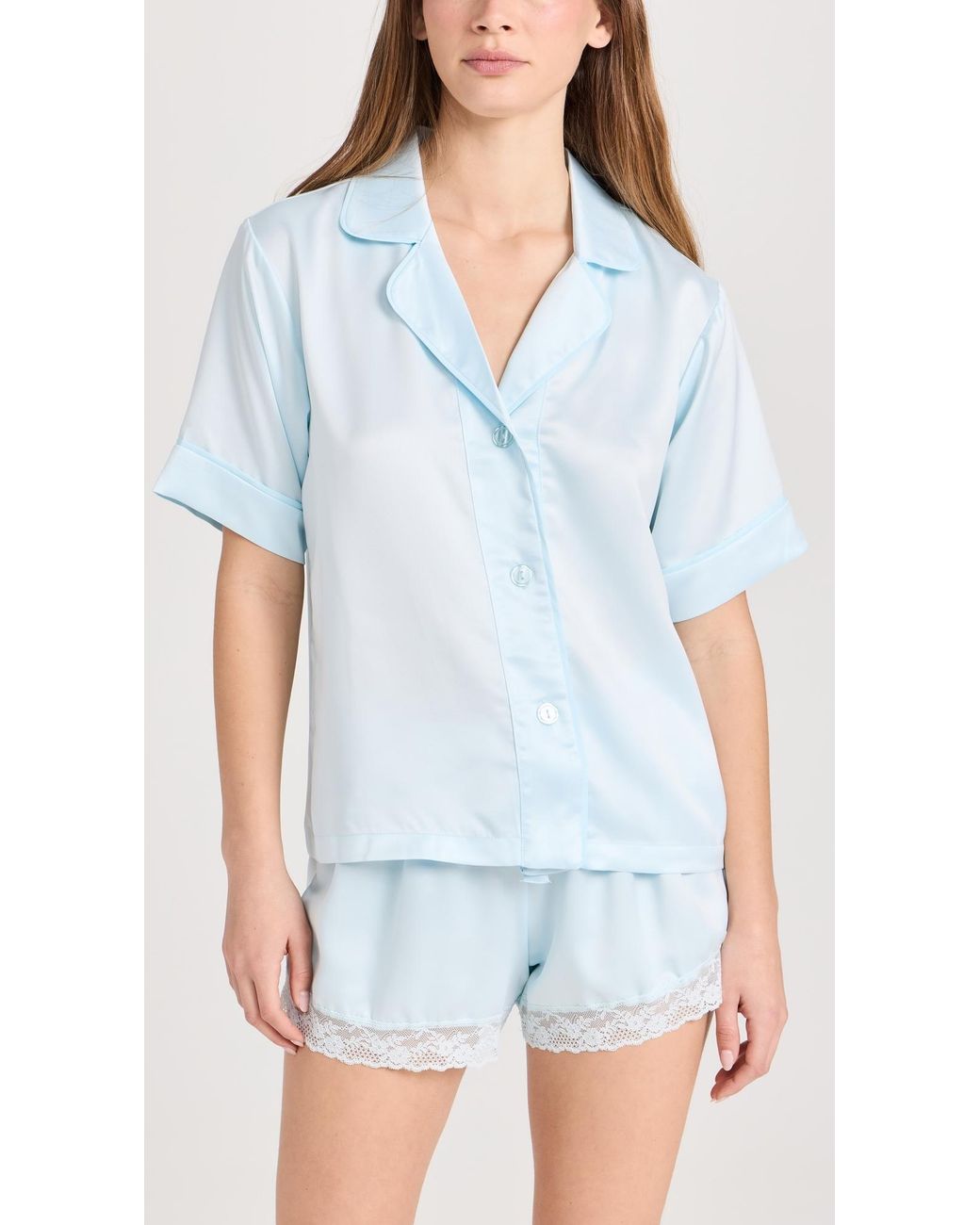 Flora Nikrooz Selena Shorts Pajama Set in Blue | Lyst