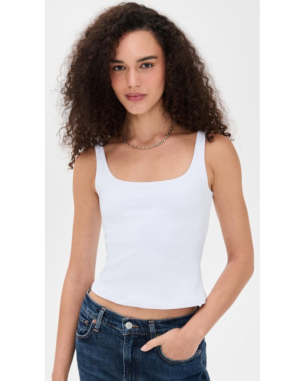 Susana Monaco Everyday Tank 2 in White | Lyst