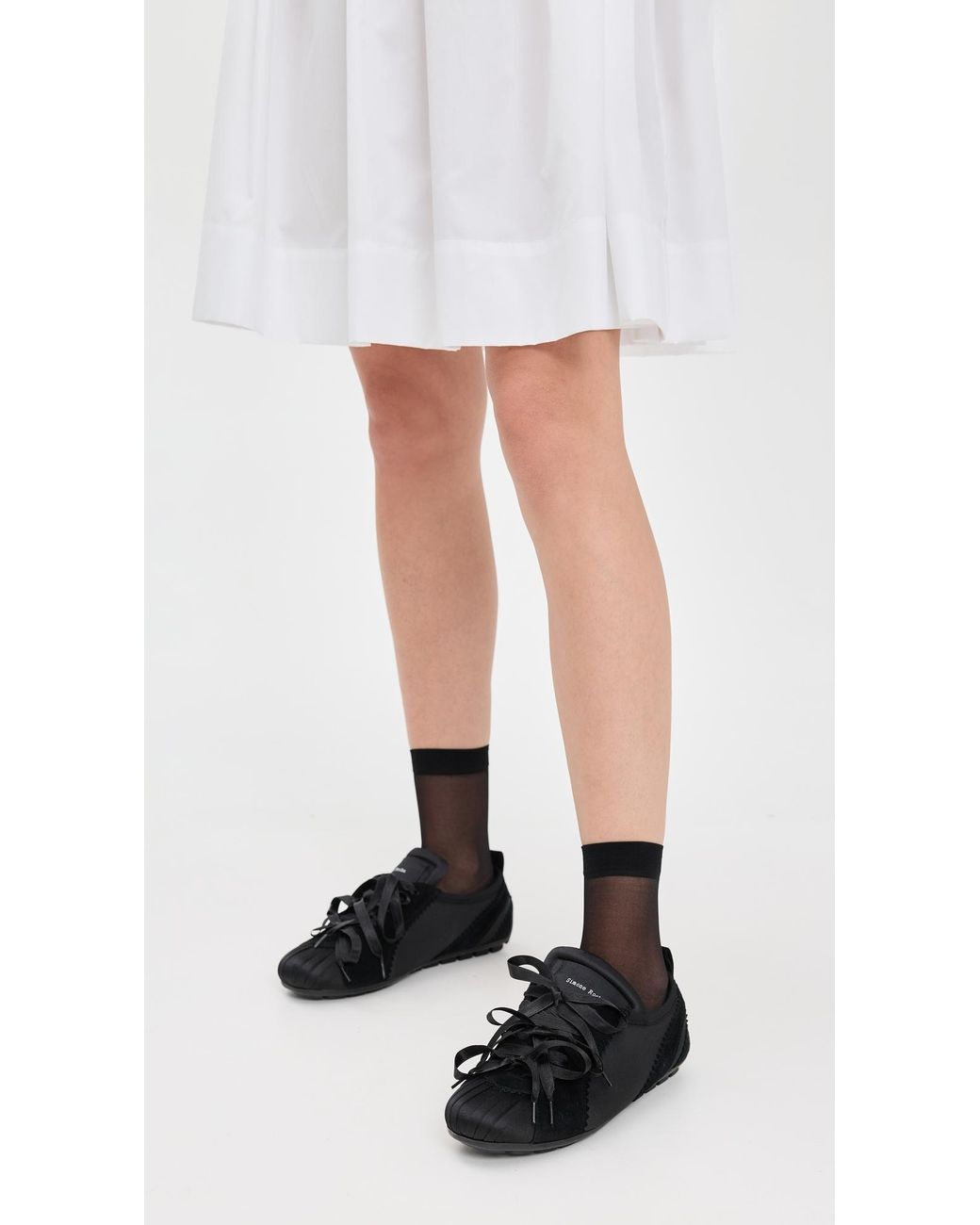 Simone Rocha Ballerina Grip Trainers in Black | Lyst