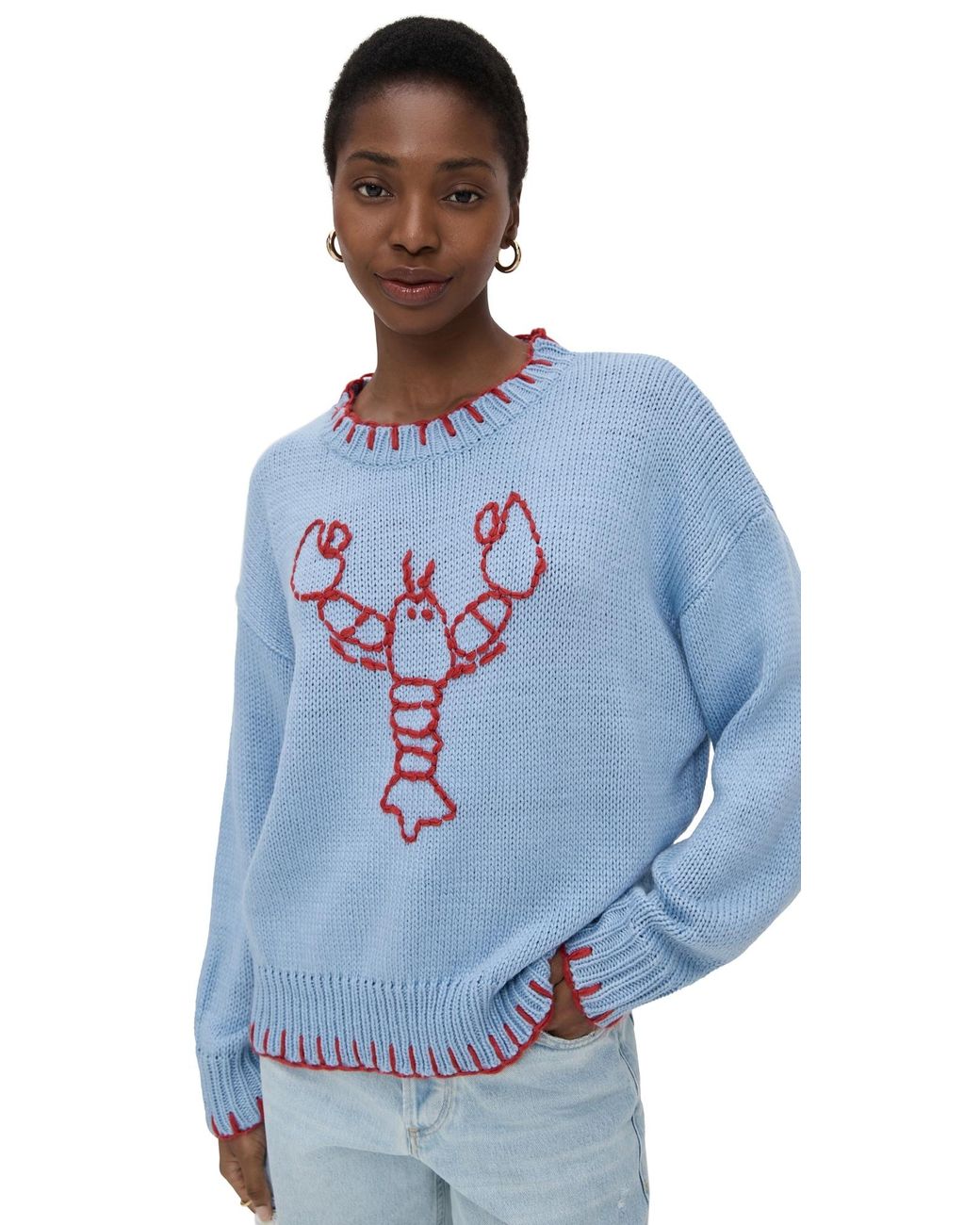 Bailey Rose Lobster Sweater in Blue | Lyst